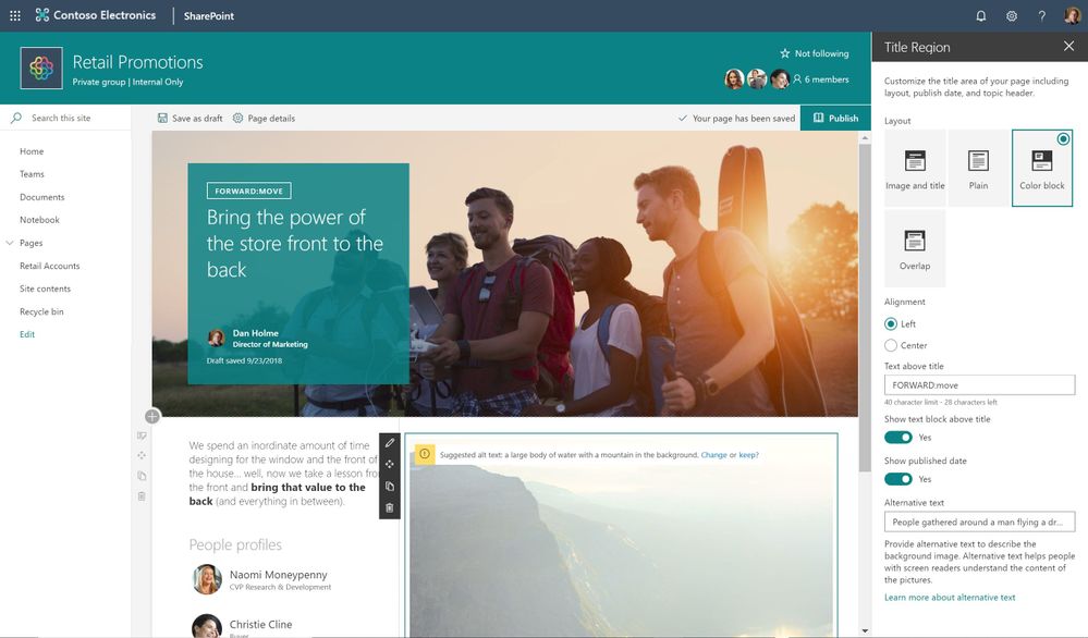 Page Title Region Updates for #Office365 #SharePoint Online Pages ...