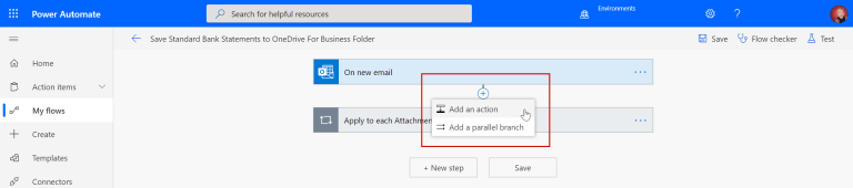 Power Platform: Save email attachments to OneDrive with Power Automate ...