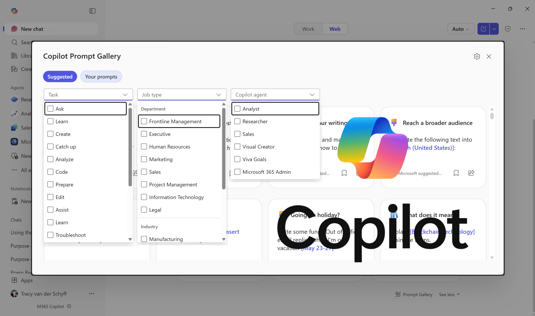 The Prompt Gallery Playbook: Level Up Your Copilot Skills – Tracy van ...